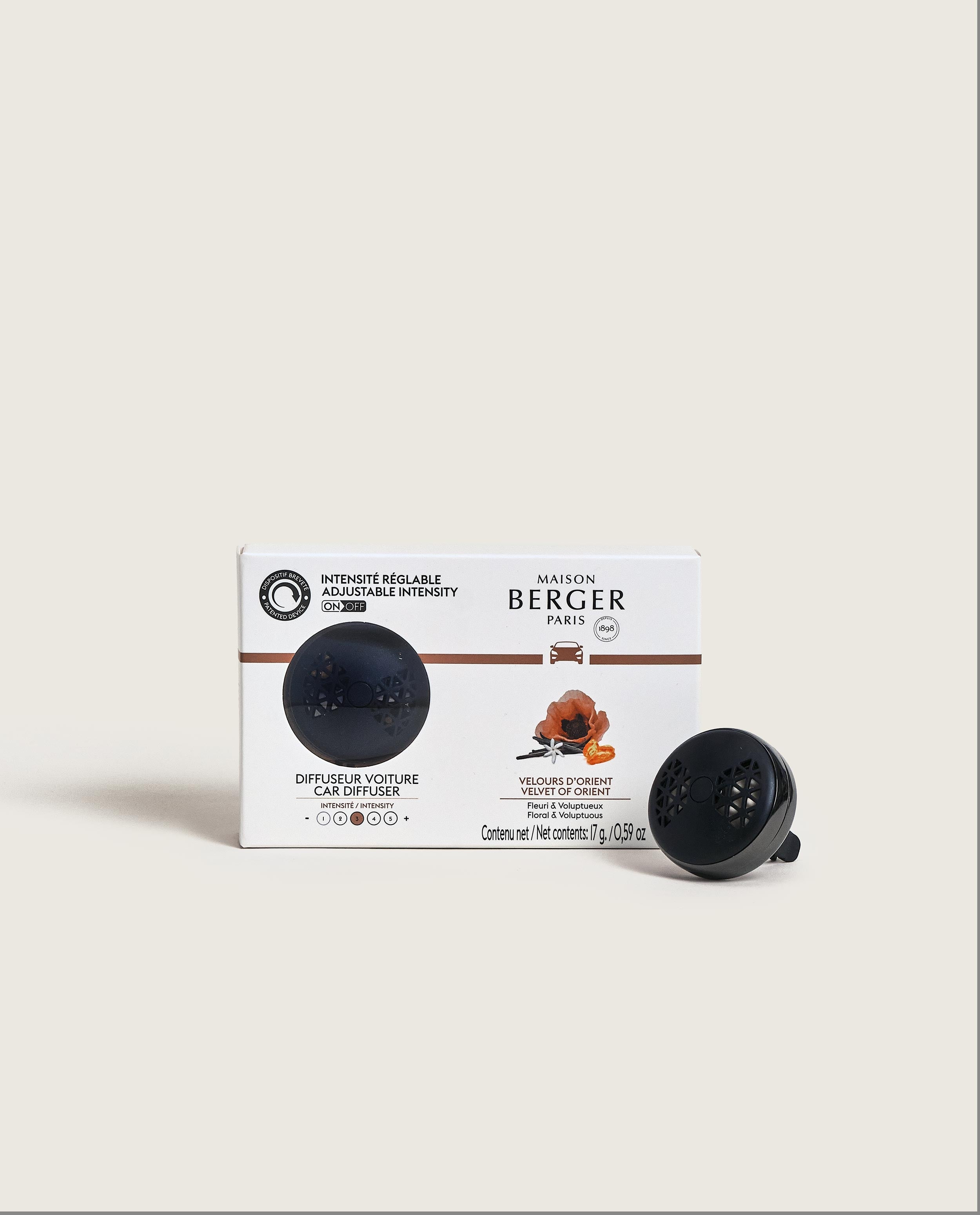 Smart Car Diffuser Kit with Velvet of Orient – OFFICIAL LAMPE BERGER ...
